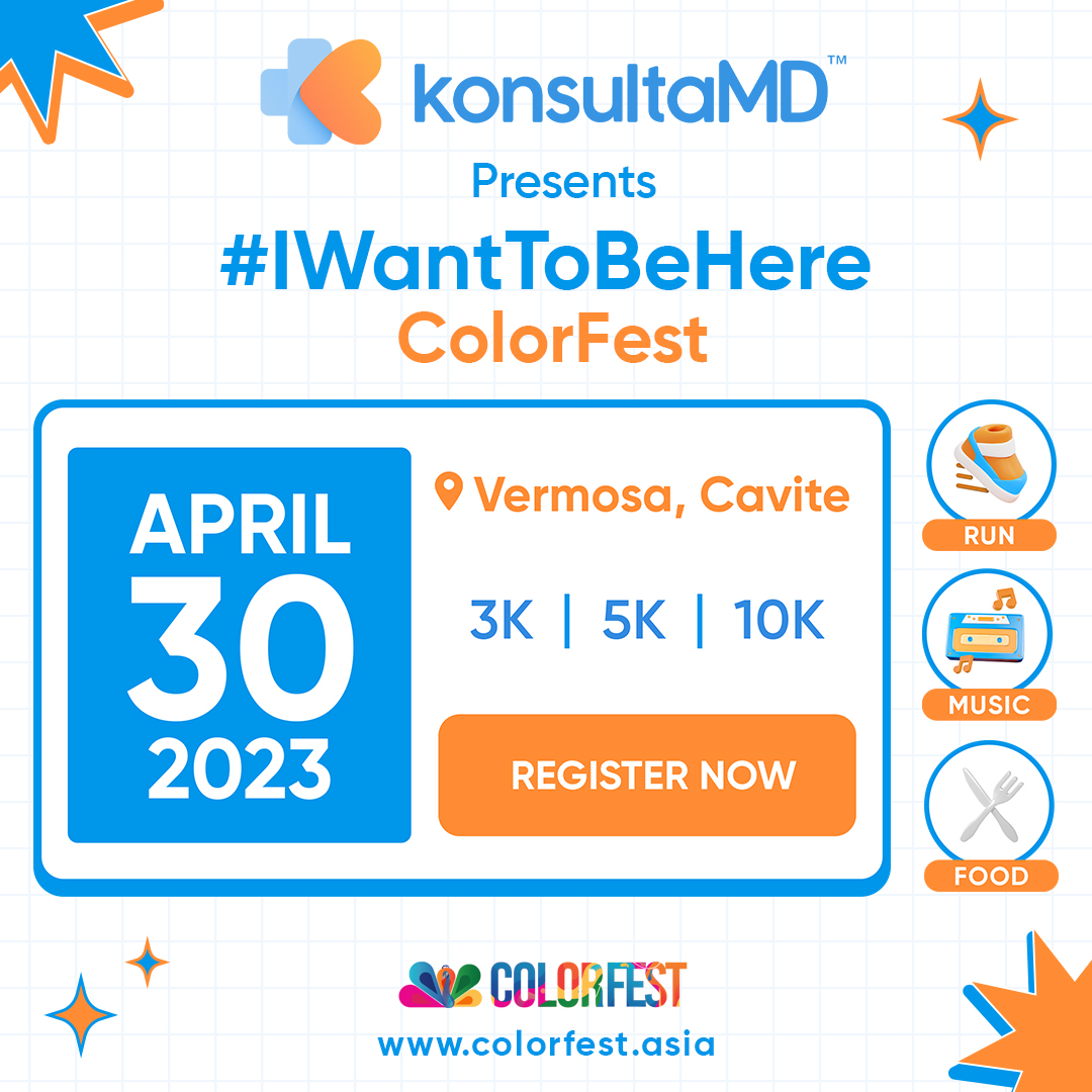 KonsultaMD Launches SuperApp at #IWantToBeHere ColorFest Run